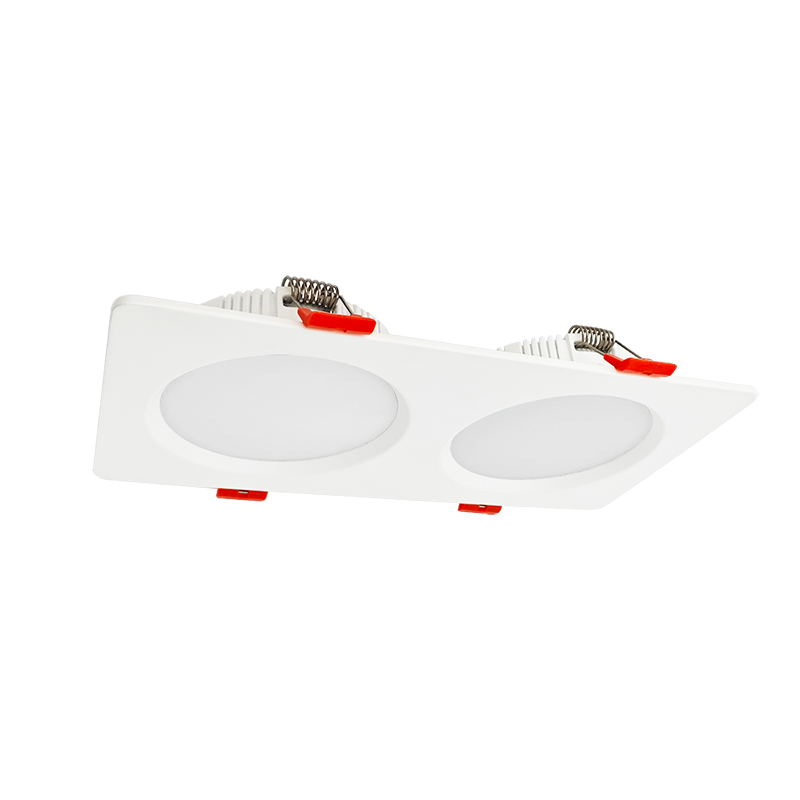 GC2105E Double Head Square Series Antiglare Diffuse Interior Recessed ...